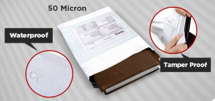 Custom Printed Plastic Courier Bags for Products Packaging & Shipment